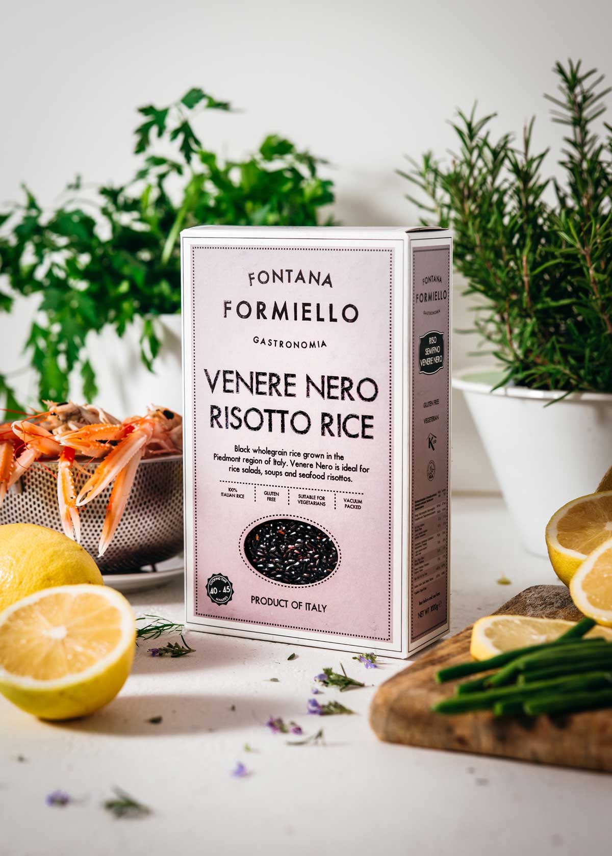 Fontana FORMIELLO Venere Black Risotto Rice (6x2.2lb) - Gourmica
