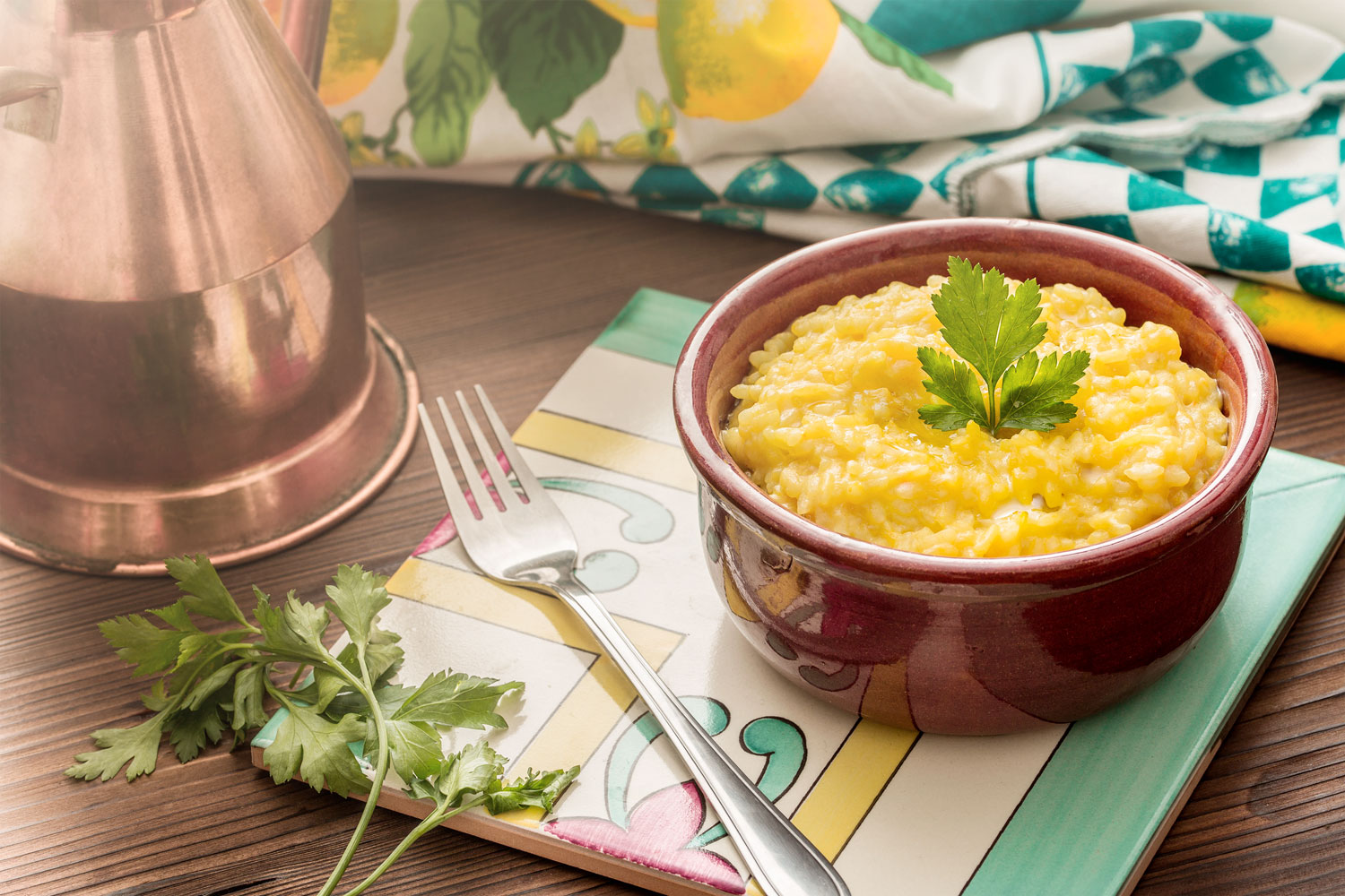 Saffron risotto - Gourmica
